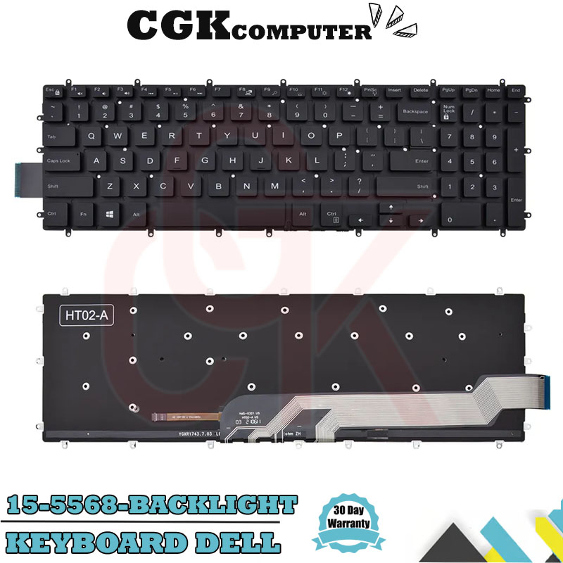 Jual Keyboard Laptop Dell 15-5565 15-5567 P75F 15-5575 15-5568 ...