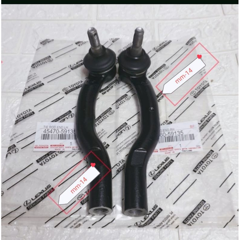 Jual TIE ROD END TIEROD NEW CAMRY ACV40 GSV40 2007-2012 ORIGINAL HRG ...