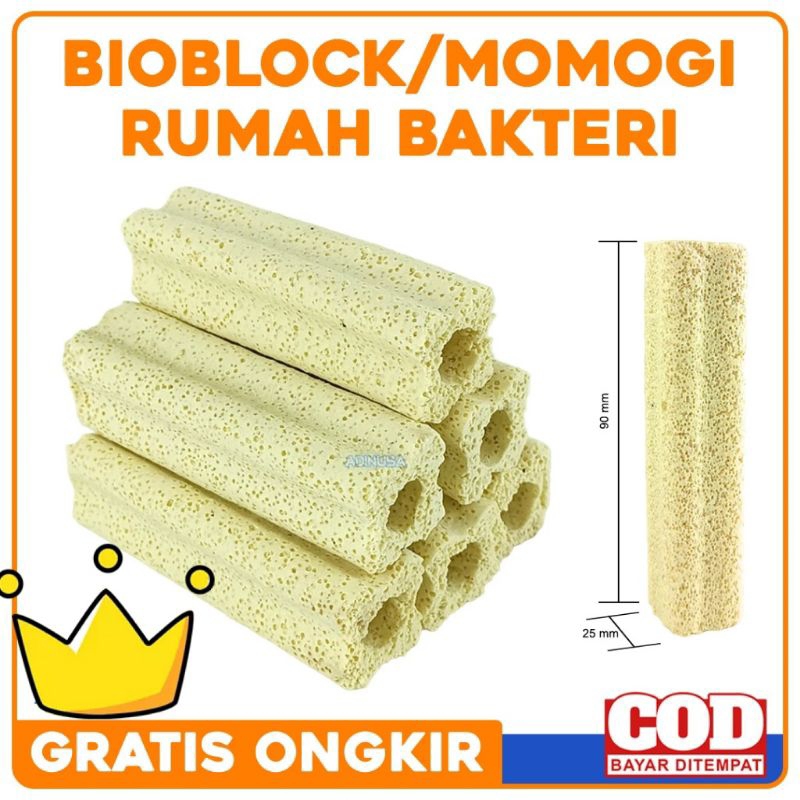 Jual Media Filter Bio Block Rumah Bakteri Momogi | Shopee Indonesia