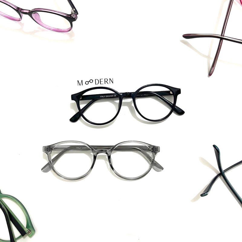 Jual - 𝐌𝐨𝐨𝐝𝐞𝐫𝐧 - Frame Kacamata M1041 Unisex | Shopee Indonesia