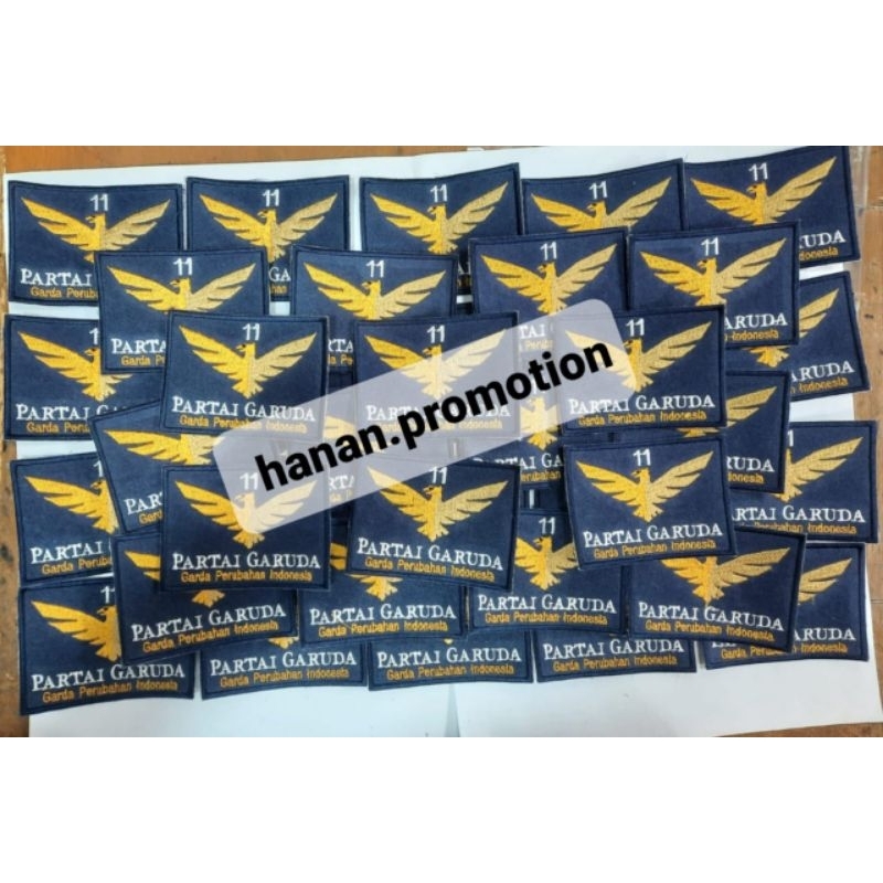 Jual BADGE LOGO PARTAI GARUDA BORDIR KOMPUTER | Shopee Indonesia