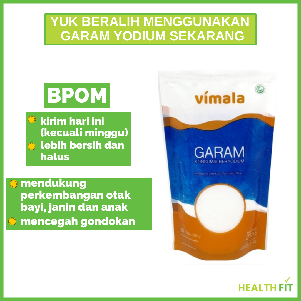 Jual garam yodium garam beryodium garam natrium garam nacl garam vimala ...