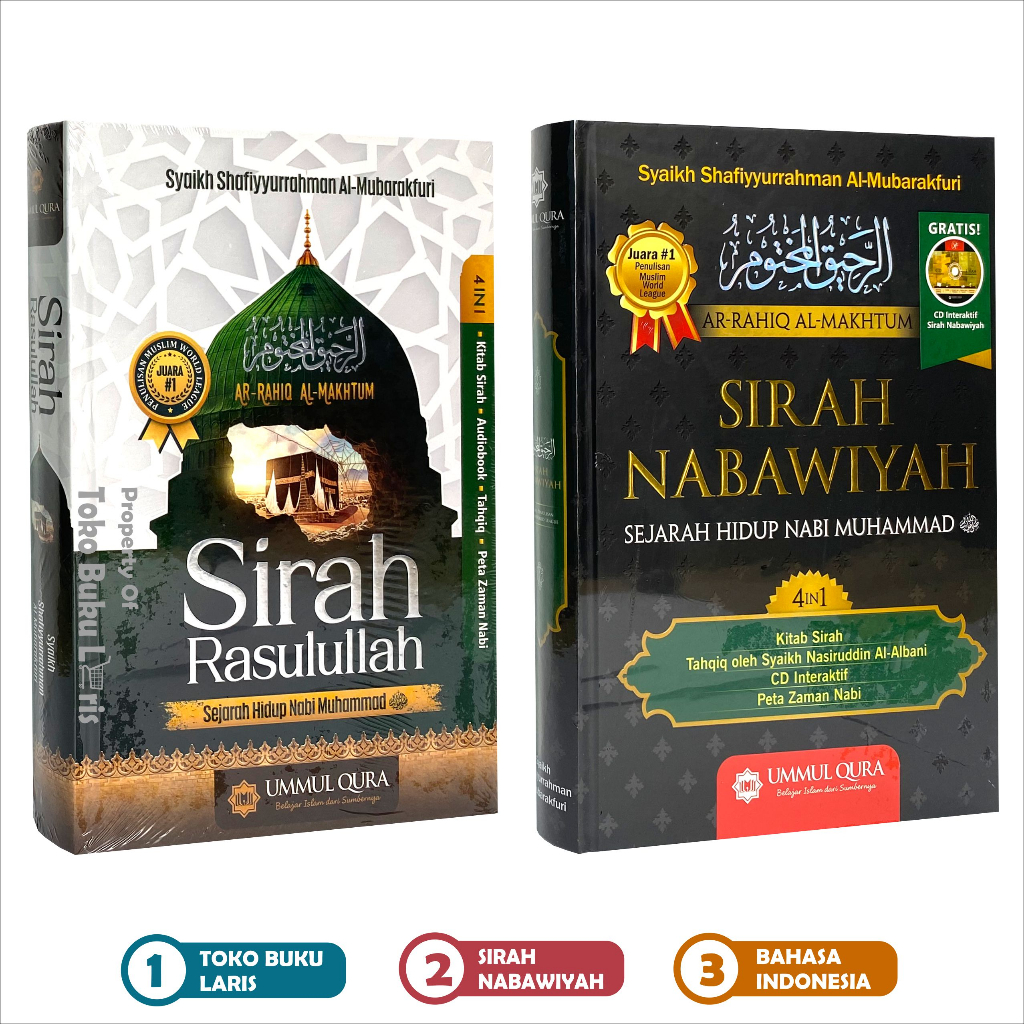 Jual Sirah Rasulullah Sejarah Hidup Nabi Muhammad Terjemah Kitab Ar ...