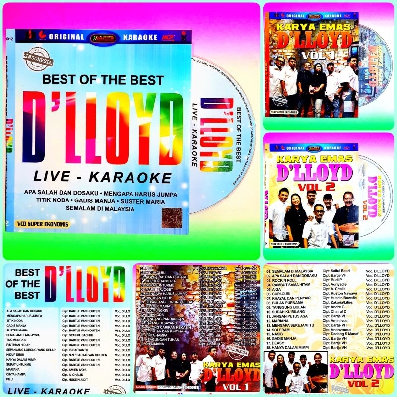 Jual KASET VCD KARAOKE LAGU DLLOYD-VOCAL ON OF AKTIF-KASET VCD KARAOKE-KASET VCD KARAOKE DUET ...