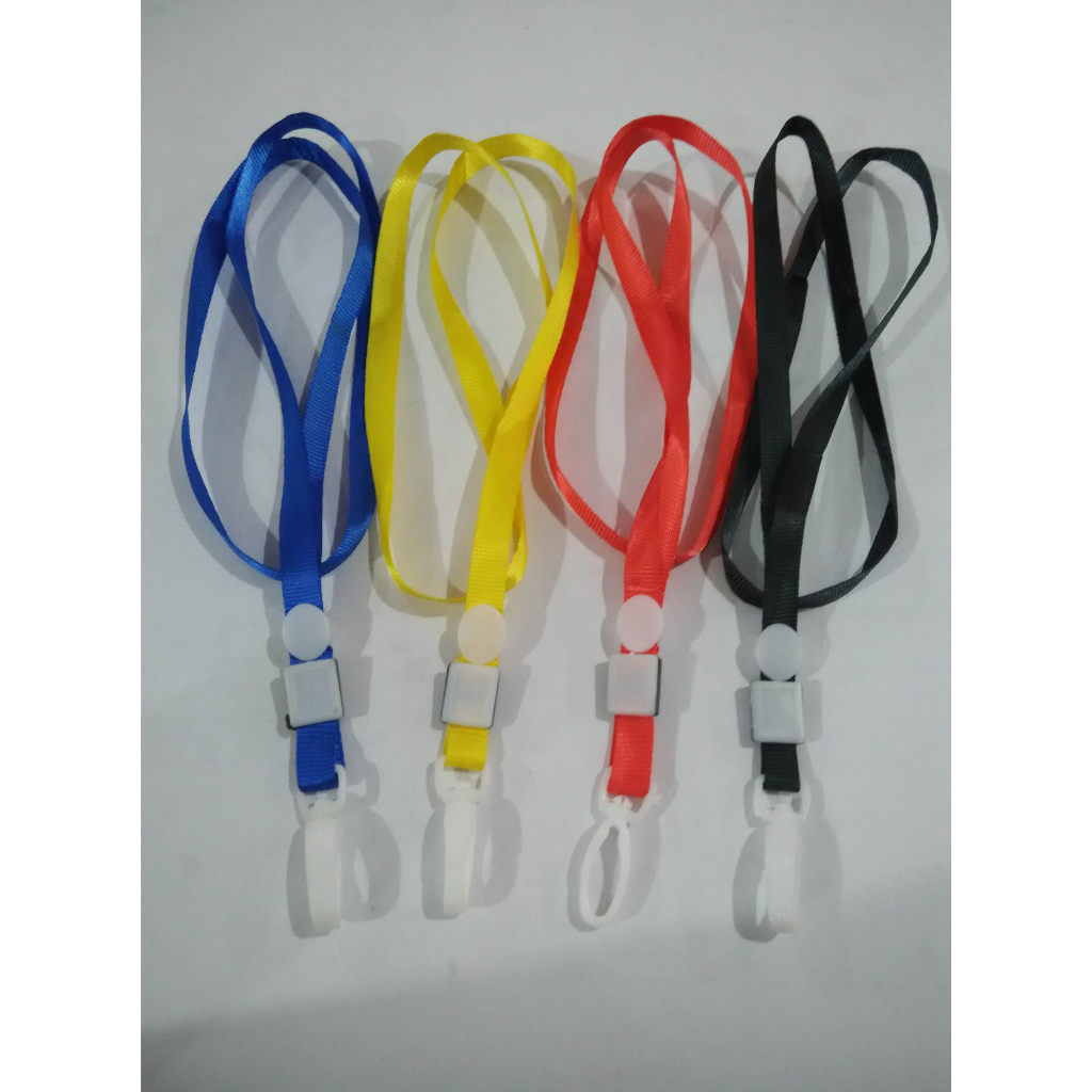 Jual Tali Gantungan ID Card kait Plastik | Shopee Indonesia