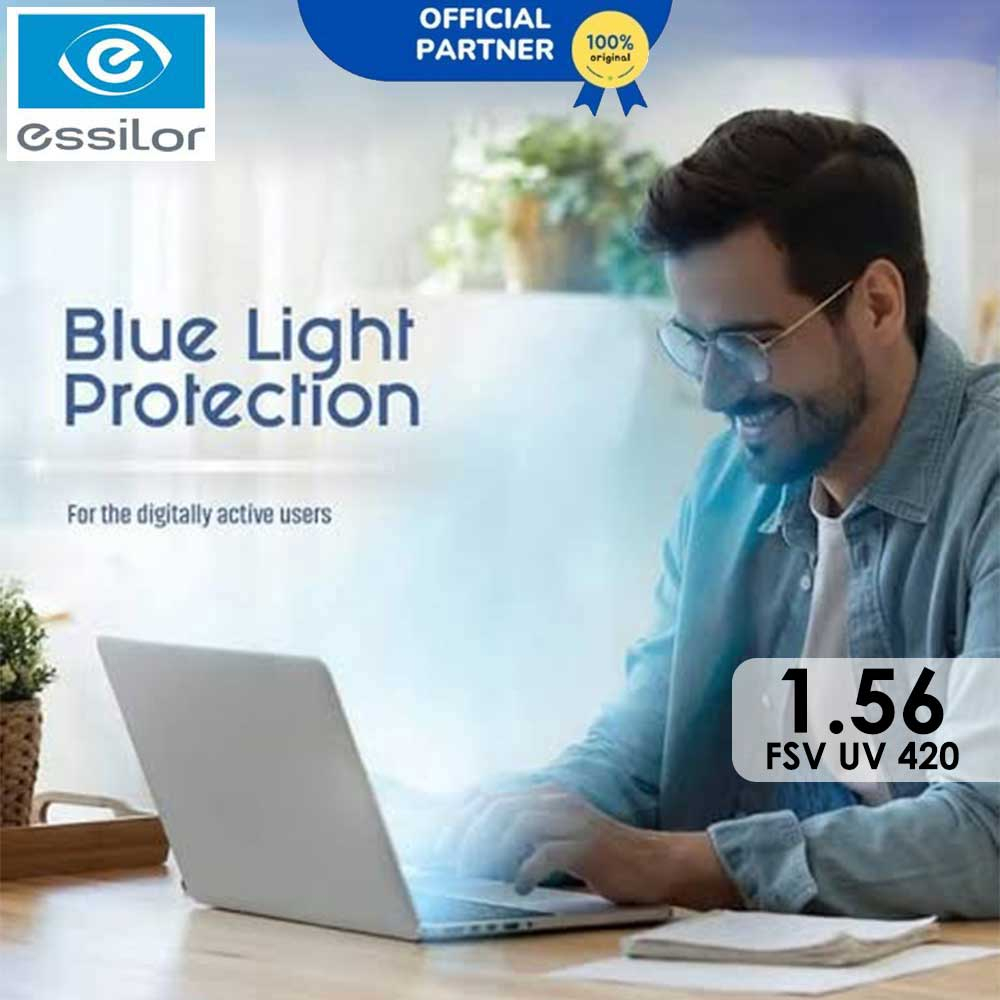 Jual Grey Jack Lensa Essilor Elements Minus Plus Cyl Blue Light ...
