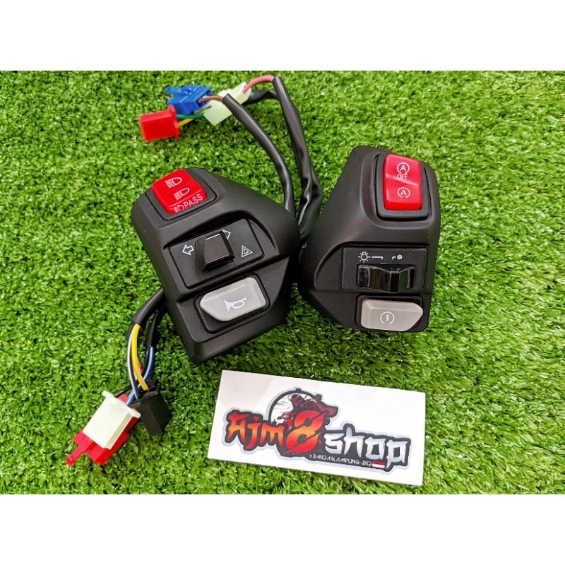 Jual Saklar Mio Set Tombol Merah saklar Mio Nvx Vietnam | Shopee Indonesia