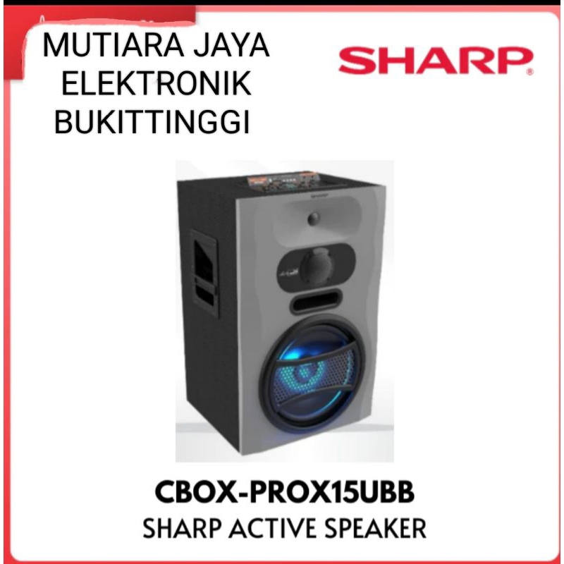 Jual speaker Sharp cbox PROX15UBB SERI TERBARU GARANSI RESMI | Shopee ...