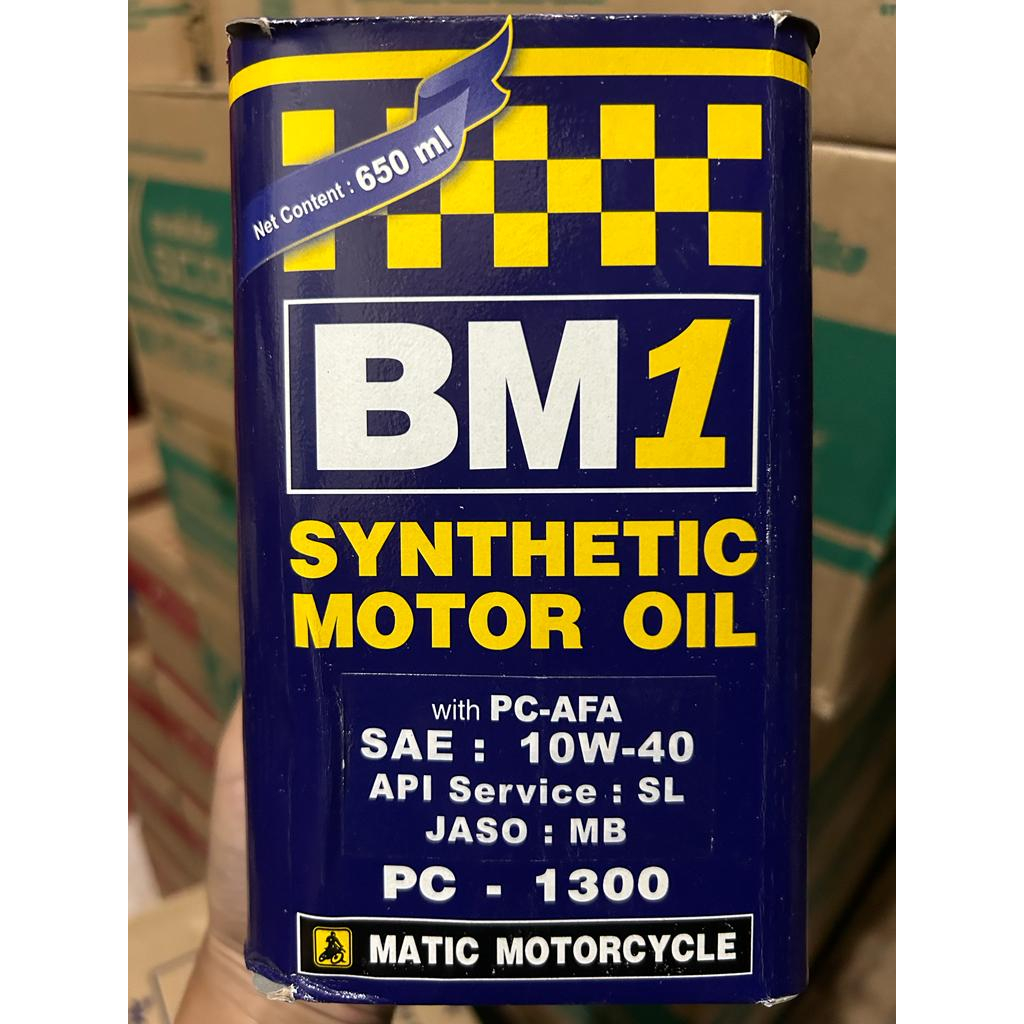 Jual OLI BM 1 MATIC 650 ML PC-1300 10W-40 ASLI | Shopee Indonesia