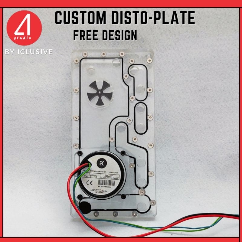 Jual Custom Distro Plate Reservoir Board PC Water Cooling Universal ...