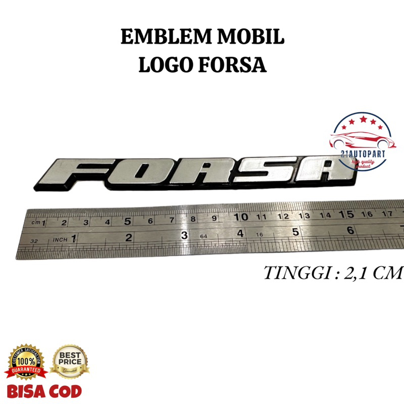 Jual Emblem Mobil Tulisan Forsa | Shopee Indonesia
