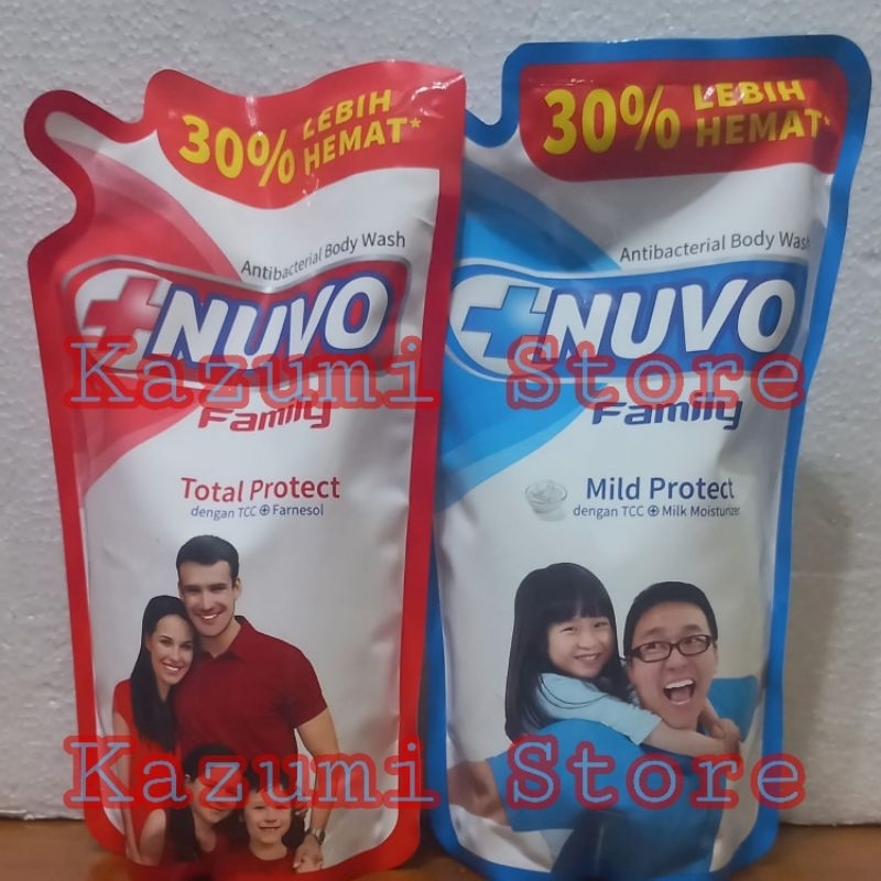 Jual Nuvo Family Body Wash Antibacterial 825ML | Shopee Indonesia