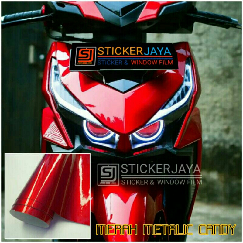 Jual Sekotlet Setiker Merah chandy Skotlet Stiker merah candy scotlet ...