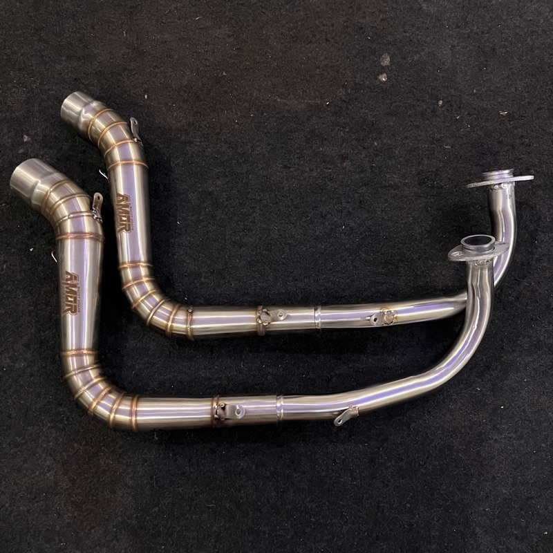 Jual (grade B inlet 38 inlet 50 45 ) header only leheran knalpot matic ...