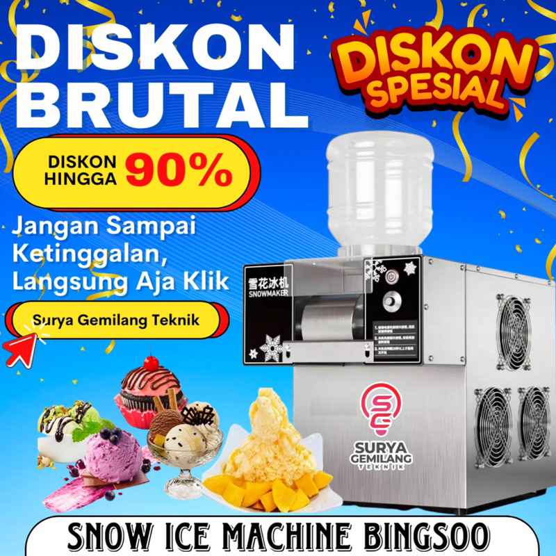 Jual Mesin es bingsoo 360 watt Mesin Bingso machine Snow Ice Maker ...