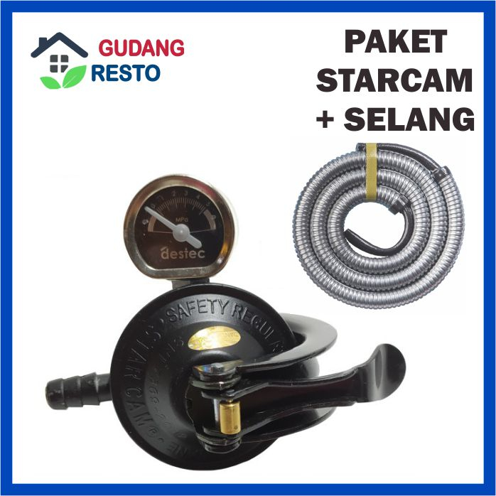 Jual PAKET STARCAM SC T12 RM REGULATOR GAS LPG + SELANG ELPIJI WINN ...