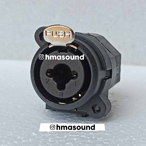 Jual Socket Body Multi Combo + Push XLR Canon Female Akai SCM2 | Shopee ...