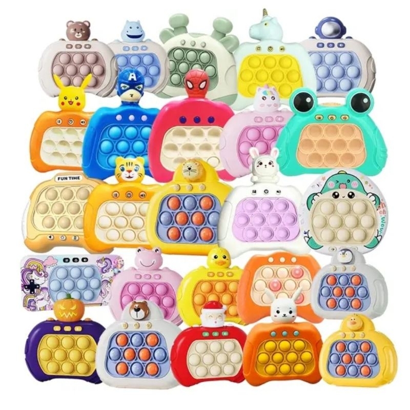 Jual (Free Baterai) Quick Push Game Electronic Pop Light Up / Mainan ...