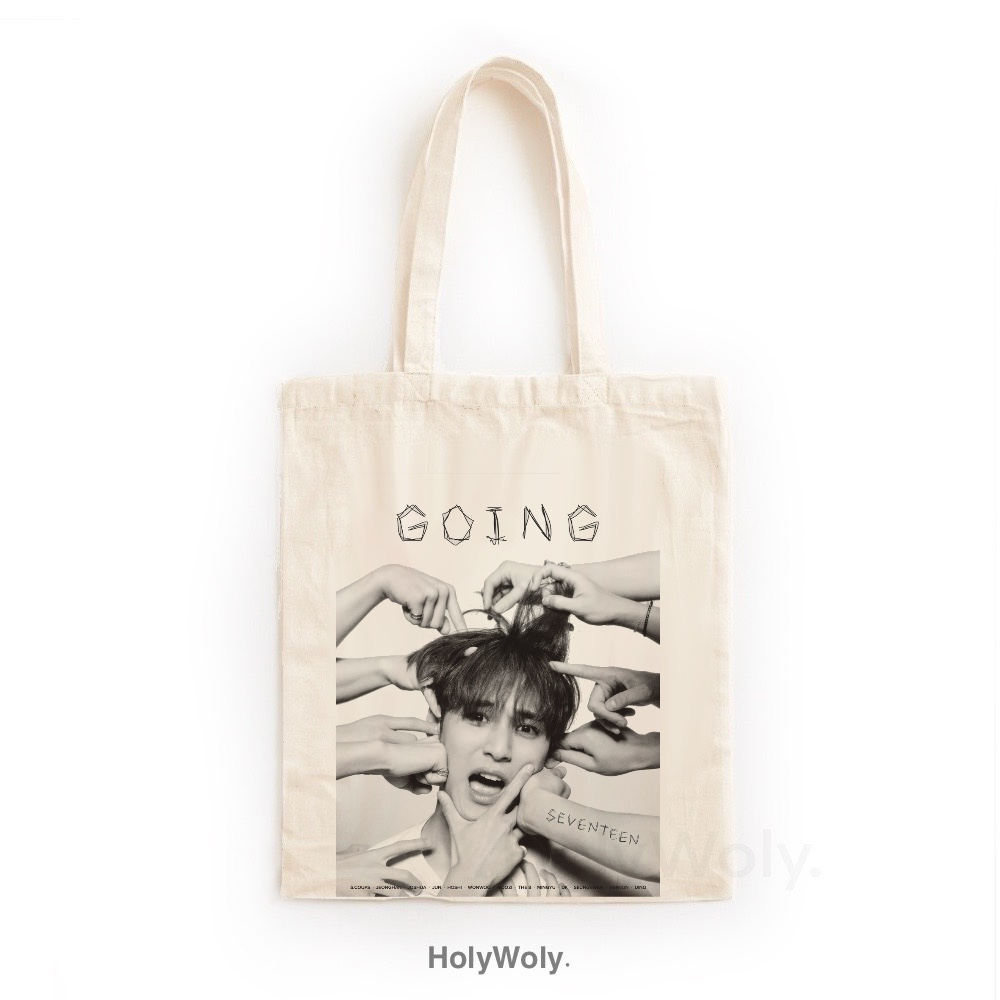 Jual HW Tote Bag Kanvas SEBONG SEVENTEEN / ToteBag Canvas UNISEX ...
