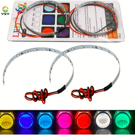 Jual Lampu LED DEVIL EYE DEMON EYES DE 360 projector hid biled bi led ...