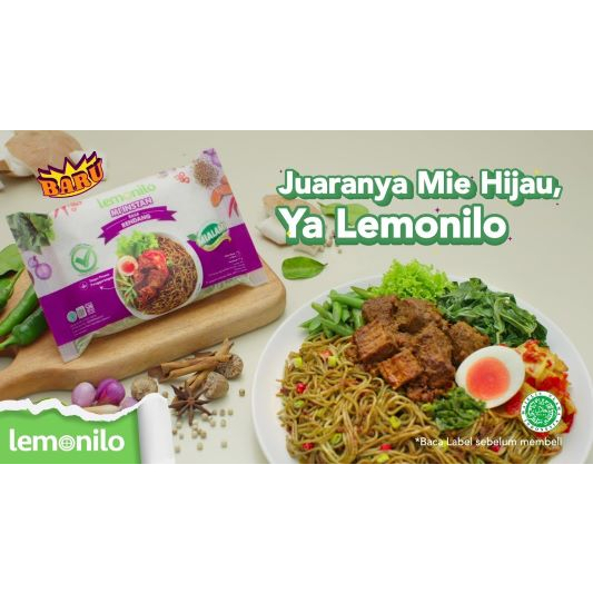 Jual Mie Sehat Lemonilo Soto Koya / Rendang halal tanpa bahan pengawet ...
