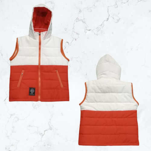 Jual Jaket Rompi Gelembung Anak Putih Orange Hoodie Laki-laki Perempuan ...