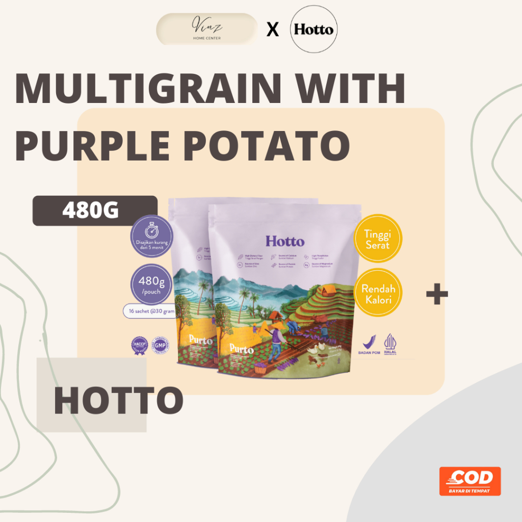Jual HOTTO PURTO / HOTTO MULTIGRAIN / HOTTO PURTO MULTIGRAIN / MENU ...
