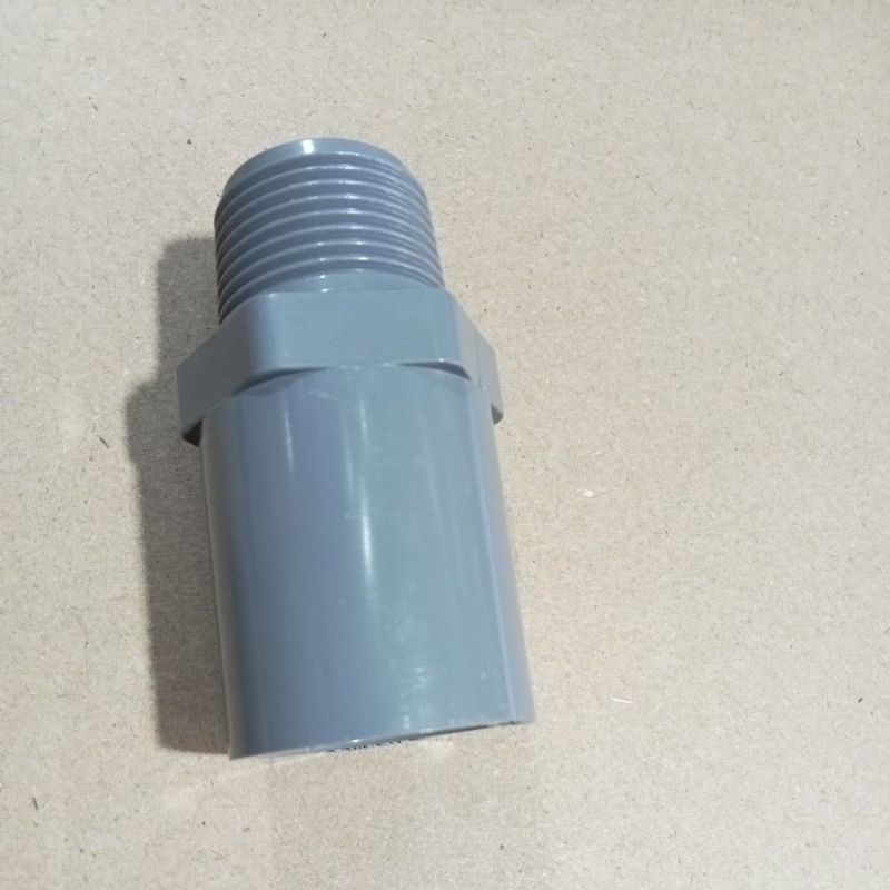 Jual sambungan fitting pipa pvc rucika drat luar 3/4 inch pipa 3/4 inch ...