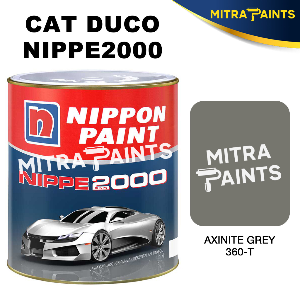 Jual CAT DUCO NIPPE 2000 1 LITER AXINITE GREY 360-T / CAT DUKO MOBIL KAYU BESI NIPPON PAINT ...