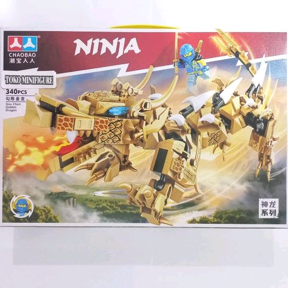 Jual MAINAN EDUKASI ANAK BRICKS GOLDEN DRAGON NINJA JAY MASTERS OF ...
