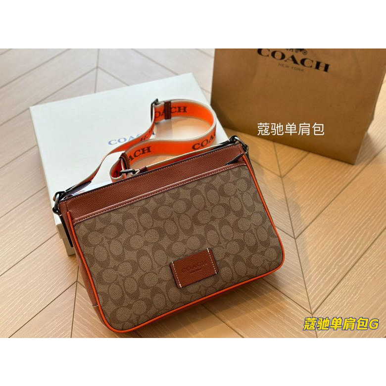 Jual coach Men's Large Capacity New Postman Bag | Shopee Indonesia
