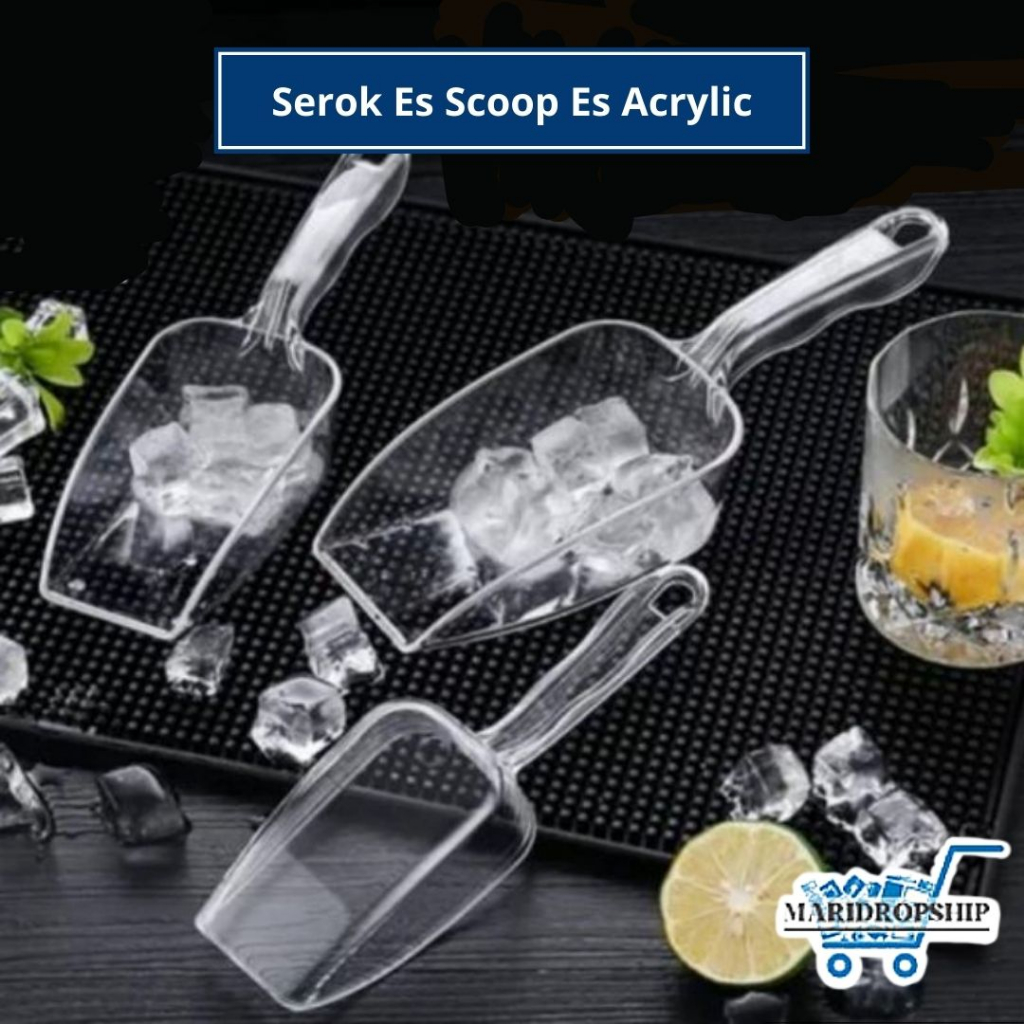Jual Serok Es Scoop Es Acrylic Sendok Es Batu AKRILIK Serok Gandum ...