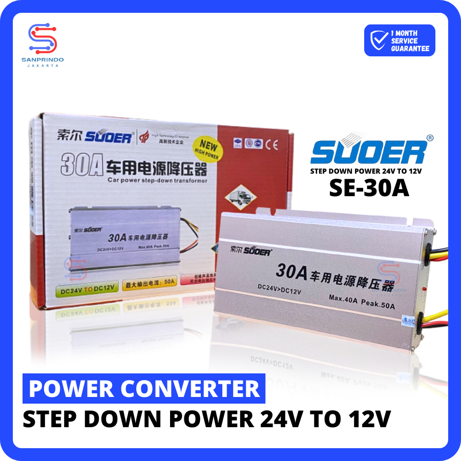 Jual Step Down DC 24V 12V Power Converter DC Step Down 24V to 12V 30A ...