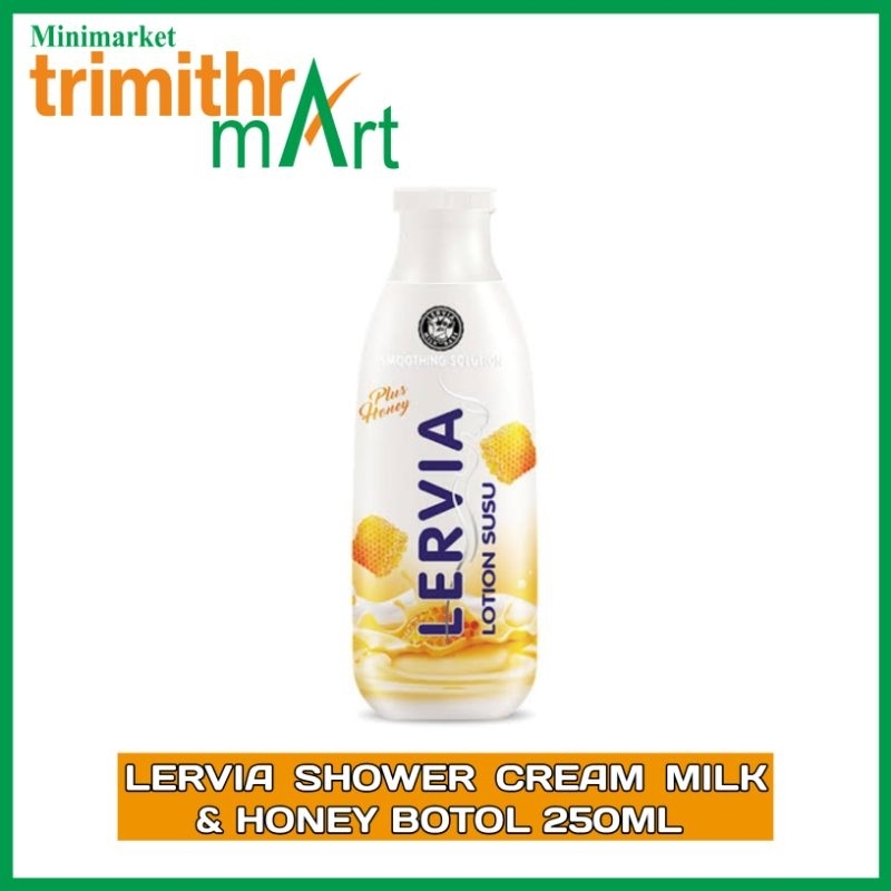 Jual LERVIA SHOWER CREAM MILK & HONEY BOTOL 250ML | Shopee Indonesia