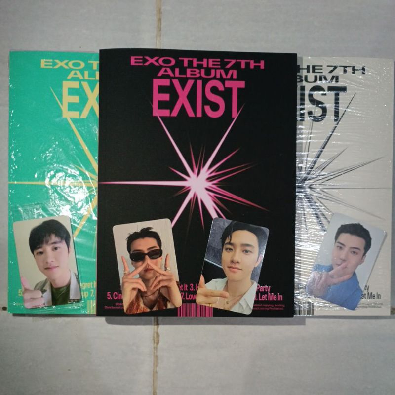 Jual Album EXO Exist PB E, X, O ver PC D.O. Sehun Chanyeol Xiumin Kai ...