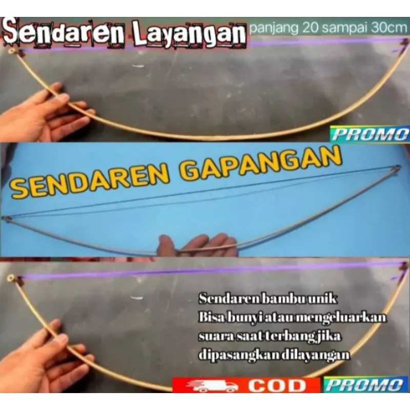 Jual Sendaren layangan 50cm-100cm murah cocok untuk layangan pegon ...