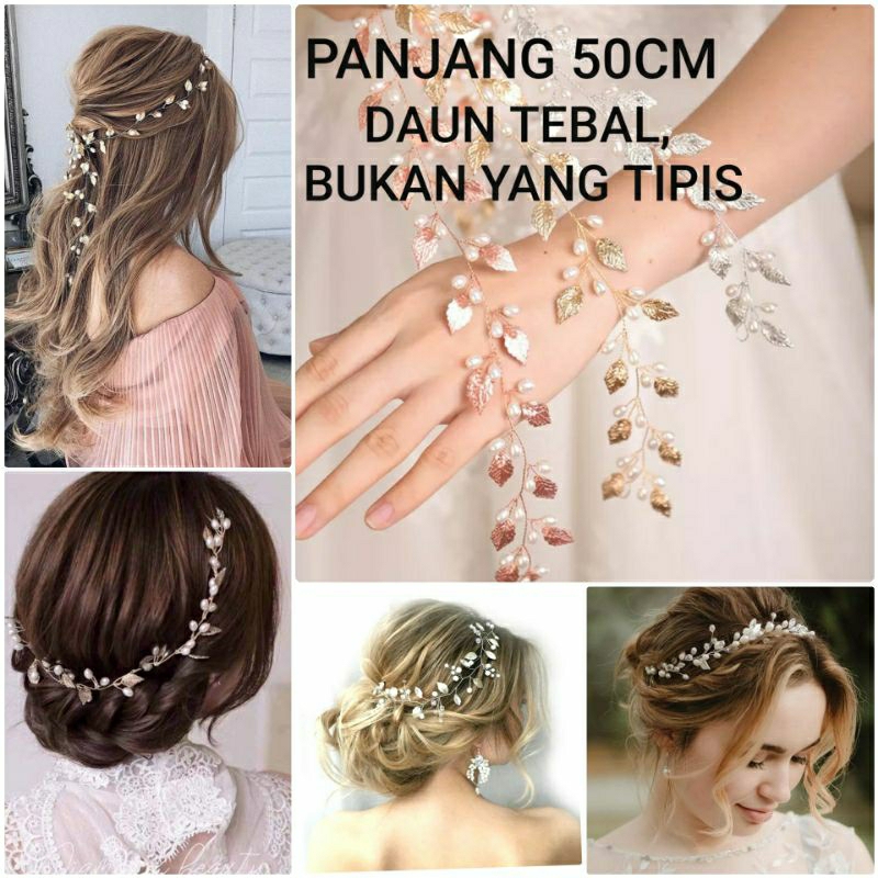Jual Hairpiece hiasan rambut aksesoris kepala HPCS37 | Shopee Indonesia
