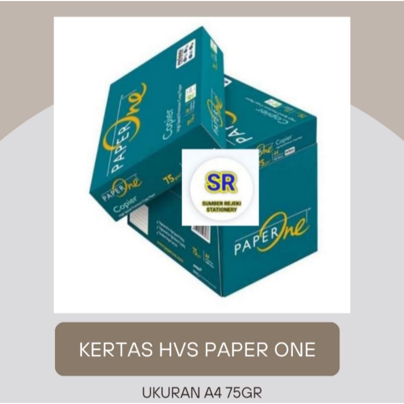 Jual KERTAS HVS PAPER ONE A4 75GR | Shopee Indonesia