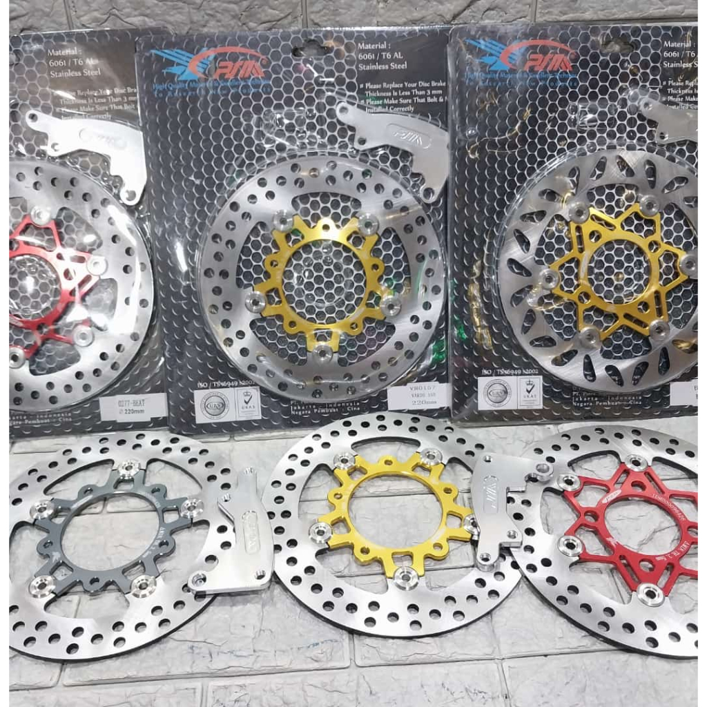Jual Disc Brake Piringan cakram PSM Racing CNC 220 mm Beat scoopy Vario ...