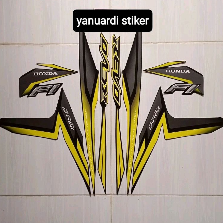 Jual STRIPING STIKER LIST STANDAR MOTOR REVO FI TAHUN 2016 2017 ...