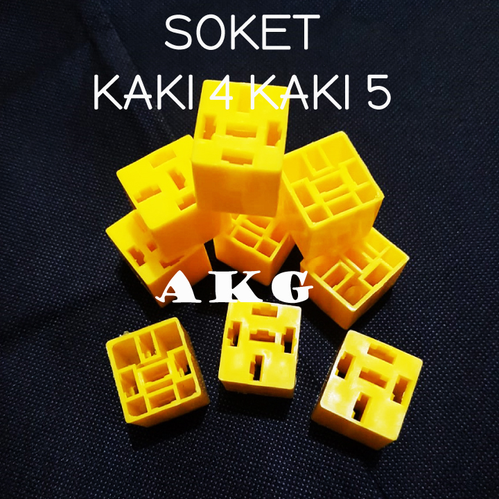 Jual Rumah Socket Soket Box Kotak Relay Klakson Kaki 4 Pin/5 Pin ...