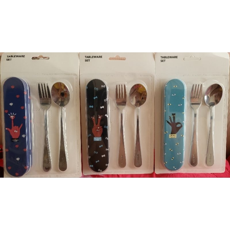Jual Sendok Set MINISO / Sendok makan dan Garpu makan Stainless Set ...