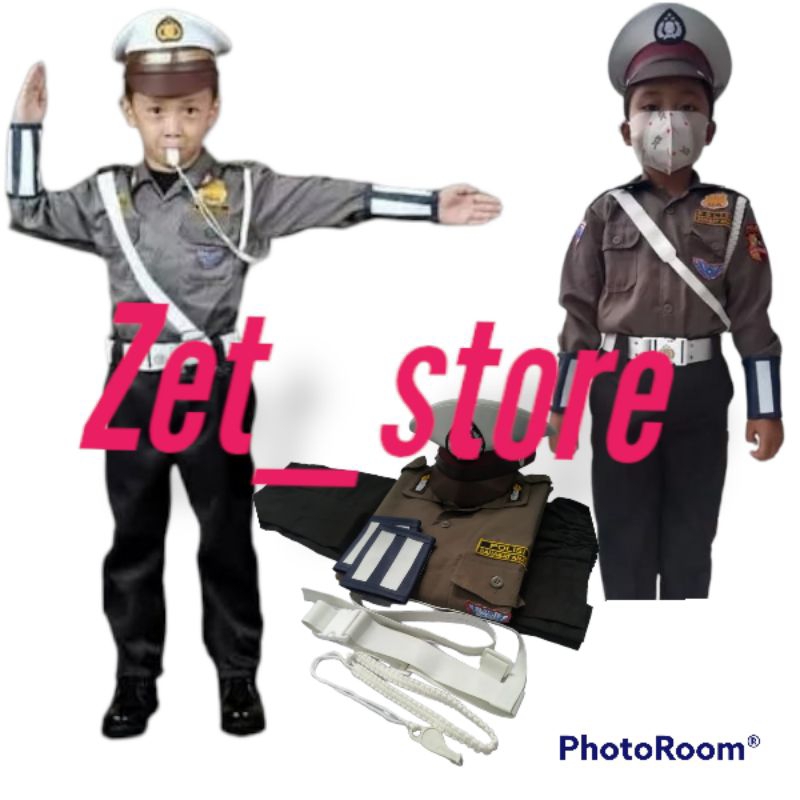 Jual SERAGAM POLISI CILIK TERLARIS / Baju Polisi Anak TK / Seragam ...