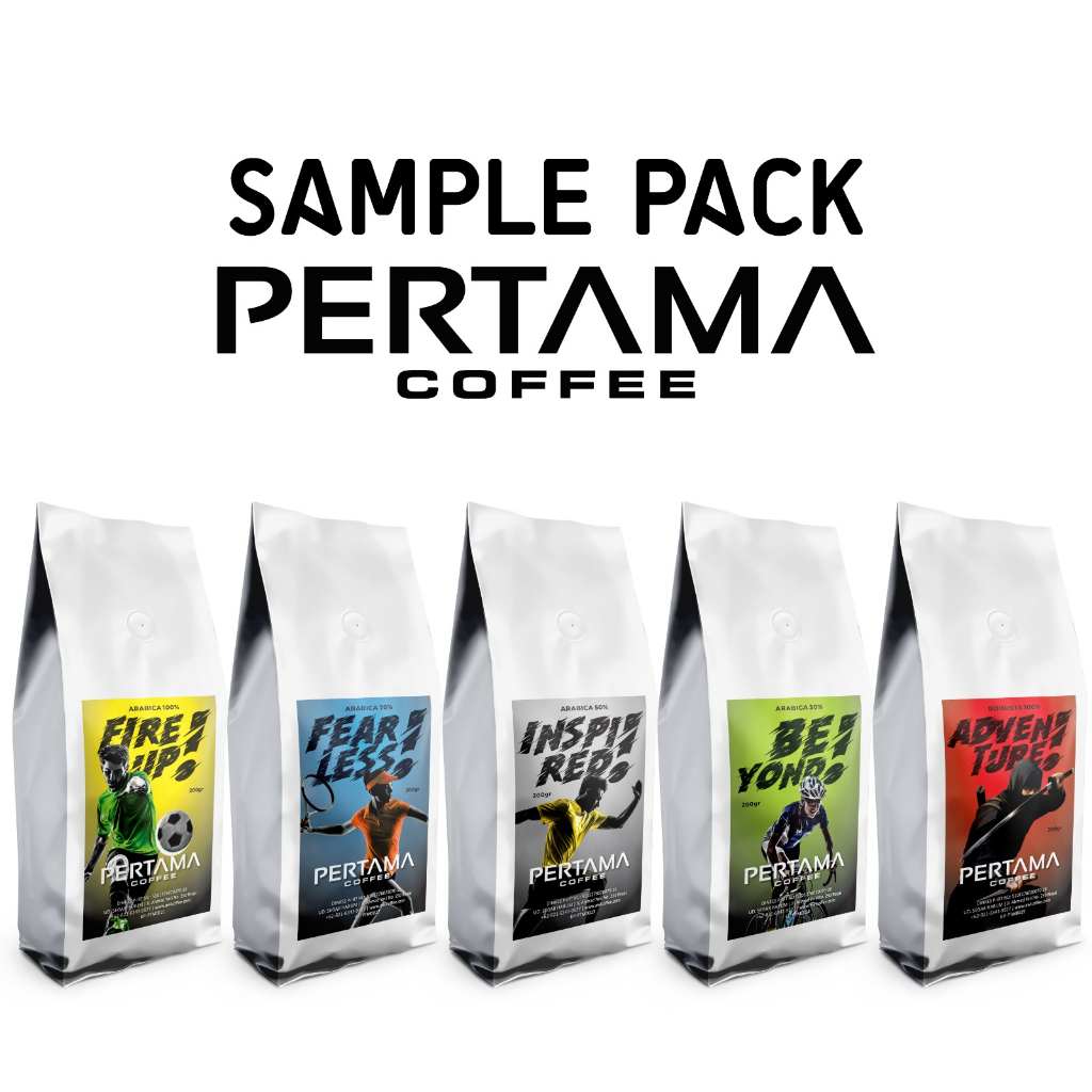 Jual Sample Pack PERTAMA COFFEE 200gr x 5pcs Beans Coffee | Roasted ...