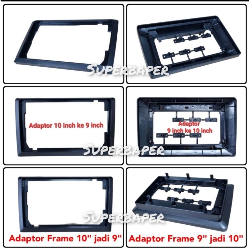 Jual Frame Adapter Headunit 9Inch Ke 10Inch Dan 10Inch Ke 9Inch ...