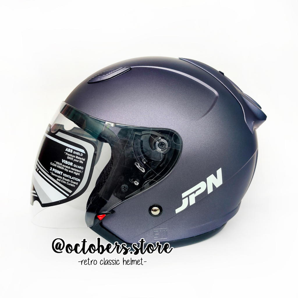 Jual HELM JPN GALAXY ORIGINAL HELM MOTOR SNI DEWASA HELM HALF FACE OPEN ...