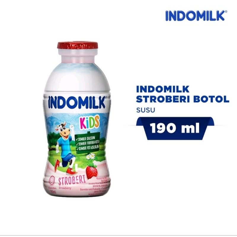 Jual Susu UHT Indomilk Botol 190ml | Shopee Indonesia