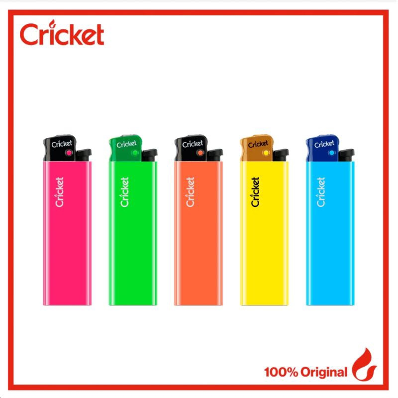 Jual Korek Api Cricket Fluo Gas Lighter Limited Edition | Shopee Indonesia