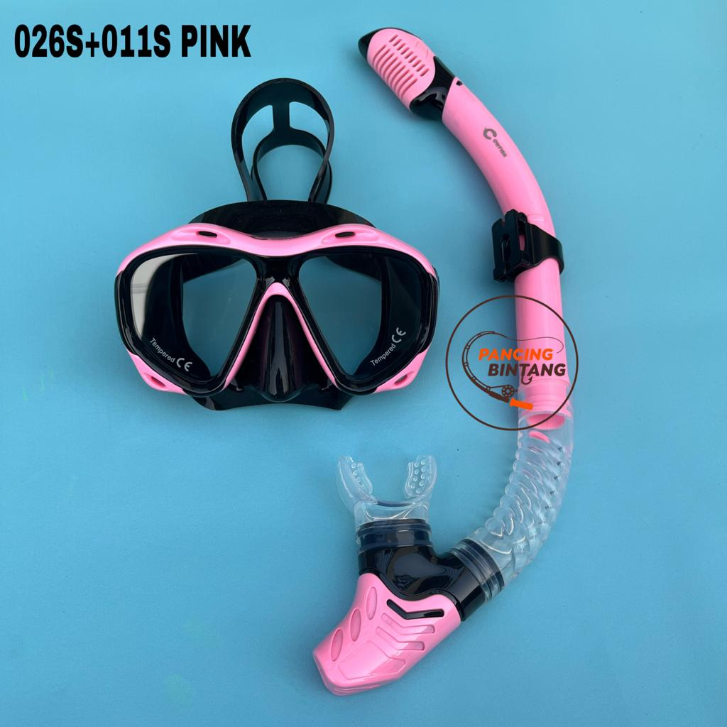 Jual COWFISH Snorkeling Mask Diving Alat Selam kacamata selam dan pipa ...