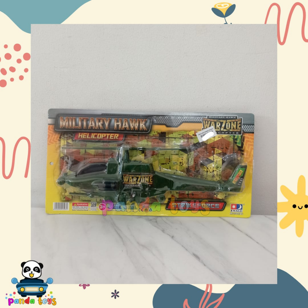 Jual MAINAN MILITARY HAWK HELICOPTER WARZONE IM2503 STRIKEFORCE | Shopee Indonesia
